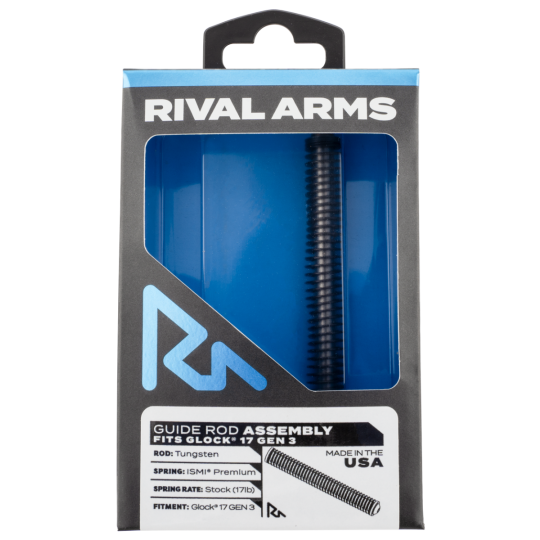 Tungsten Guide Rod for Glock 17 Gen3 - Rival Arms Assembly