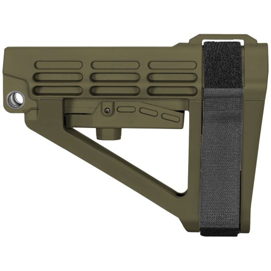 SB Tactical SBA4 X OD Green Adjustable Brace for AR-Platform