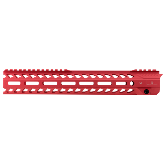 Strike Rail AR-15 13.50" Red Aluminum M-LOK Handguard