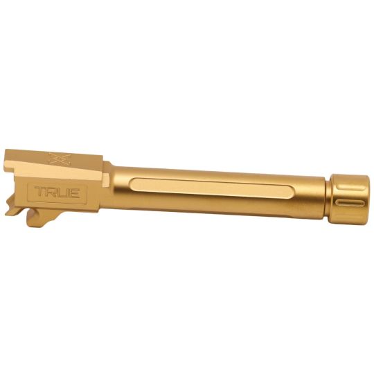 True Precision, Barrel, 9MM, Gold, Thread Protector, Threaded, Sig ...