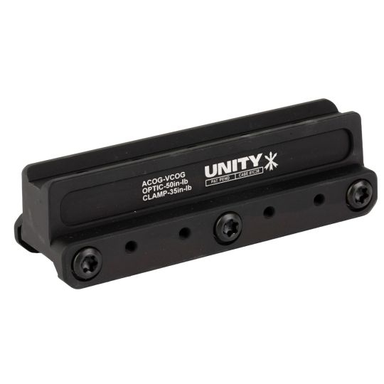 Unity Tactical FAST Red Dot Mount - 2.05" Optical Height, Black