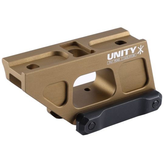 Unity Tactical FAST Micro Red Dot Mount, 2.26" Height, Flat Dark Earth